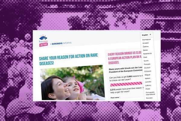 EURORDIS: multi-lingual campaign platform EURORDIS: multi-lingual campaign platform